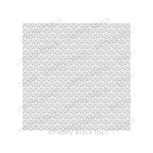 Penny Black 6"x6" Embossing Folder - Geometric 65-007 | Buddly Crafts
