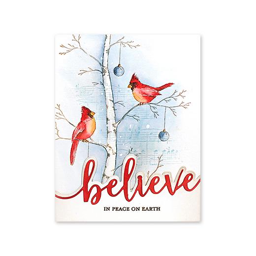 Penny Black Cling Rubber Stamps - Cardinal Pair 40-912 | Buddly Crafts