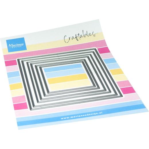Marianne Design Craftables Cutting Dies - Basic Squares CR1718 | Buddly ...