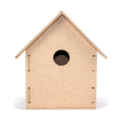 Pronty MDF Bird House - Round Hole #170 | Buddly Crafts