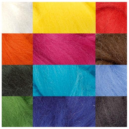 Knorr Prandell Wool Roving - 12 Colours 100g #300 | Buddly Crafts