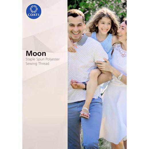 Coats Moon Polyester Sewing Threads Shade Card | Buddly Crafts