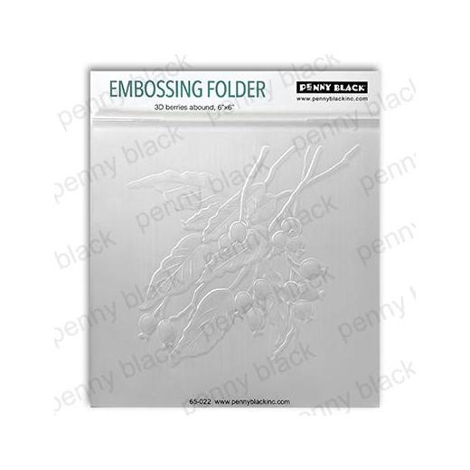 Penny Black 6"x6" Embossing Folder - 3D Berries Abound 65-022 | Buddly ...