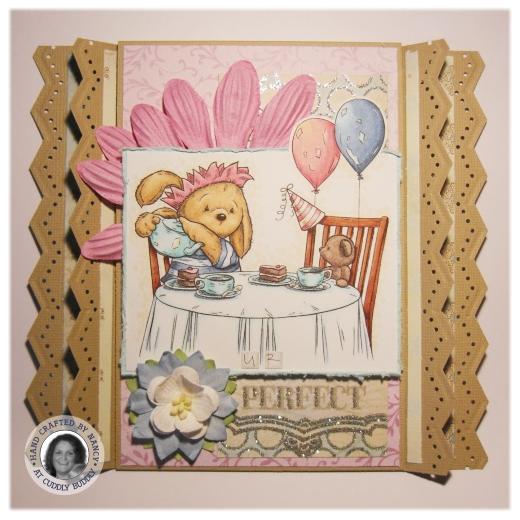 Pachela Studios Digital Stamp - Toby Tumble Tea Time | Buddly Crafts