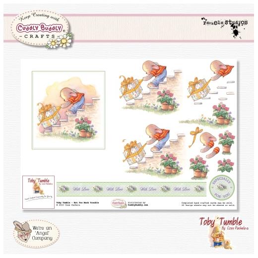 Pachela Studios 3D Decoupage - Toby Tumble Not Too Much Trouble ...