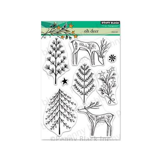 Penny Black Clear Stamps - Oh Deer 30-611 | Buddly Crafts