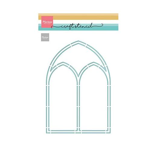 Marianne Design Craft Stencil - Church Window PS8171 | Buddly Crafts