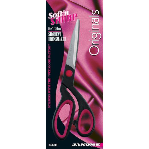 Janome Soft 'n Sharp Originals Scissors - 9.5" (241mm) Sidebent ...