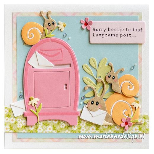 Marianne Design Collectables Cutting Dies - Eline‘s Snail Family ...