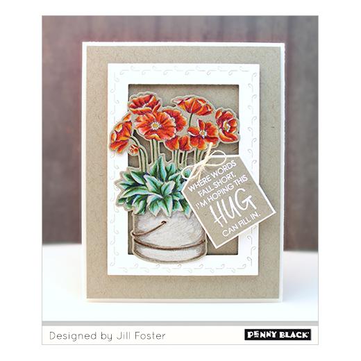 Penny Black Creative Dies - Leaf Stitched Frames 51-552 | Buddly Crafts