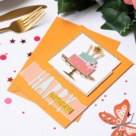 Sizzix Thinlits Die Set 10pcs - Build-a-Cake by Olivia Rose 665882 | Buddly Crafts