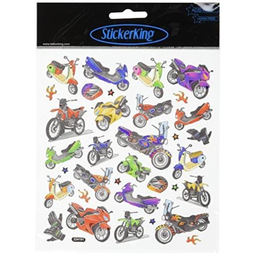 Sticker King Stickers - Motorcycle Mania | Buddly Crafts