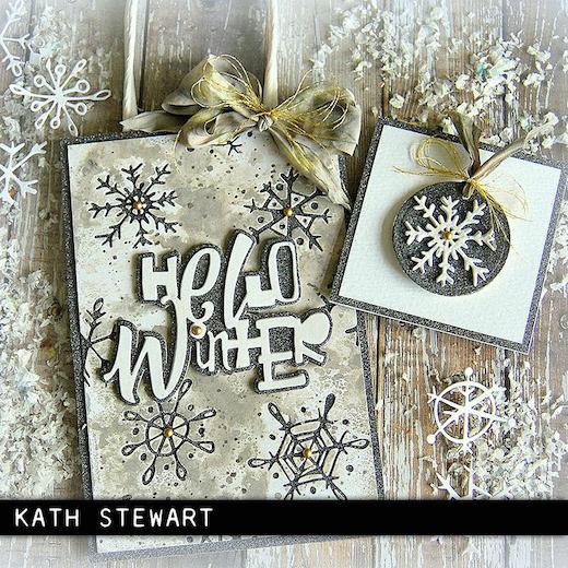 Sizzix Thinlits Dies By Tim Holtz 6pcs - Festive Words 665575 | Buddly Crafts