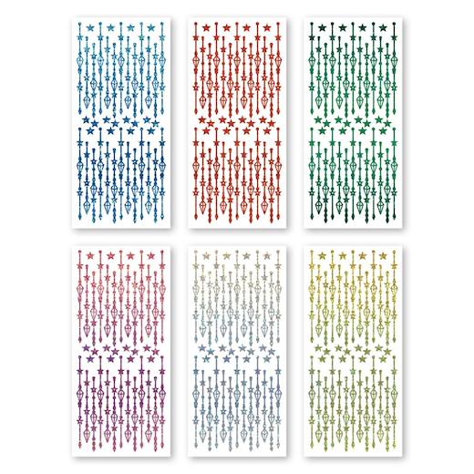JEJE Peel Off Stickers 6pcs - Diamond Lines 3.9997 | Buddly Crafts