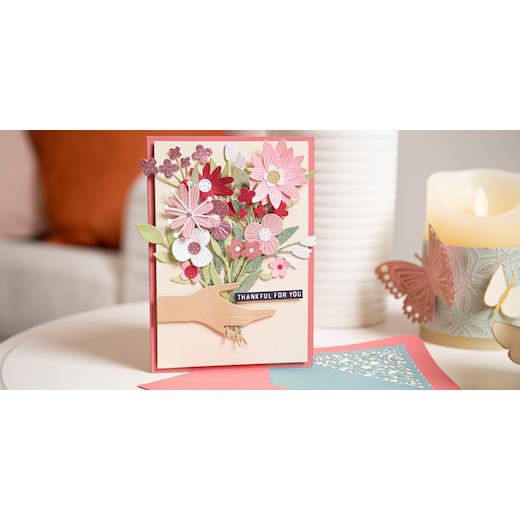 Sizzix Thinlits Die Set 12pcs - Pass the Bouquet by Olivia Rose 665895 | Buddly Crafts