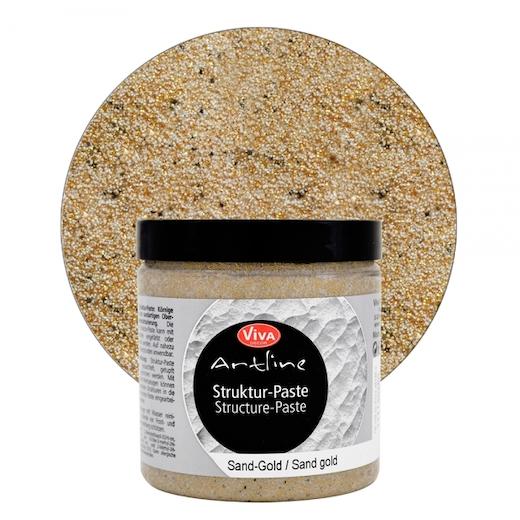 Viva Decor Artline Structure Paste 250ml - 202 Sand-Gold | Buddly Crafts