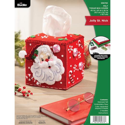 Bucilla Christmas Stocking Felt Kits Vintage Bucilla Plastic Canvas Kit ...