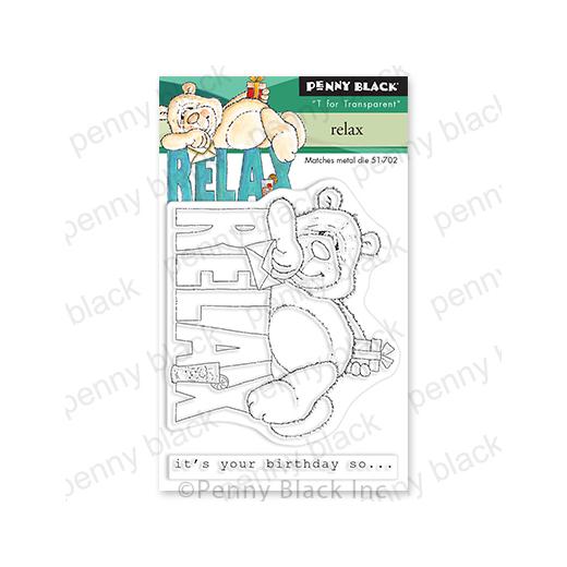 Penny Black Clear Stamps - Relax 30-820 | Buddly Crafts