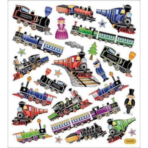 Sticker King Stickers - Trains | Buddly Crafts
