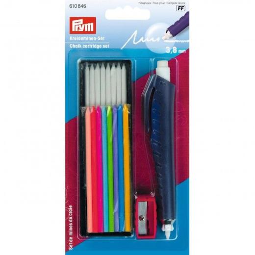 Prym Chalk Cartridge Pencil Set 18pcs 610846 | Buddly Crafts