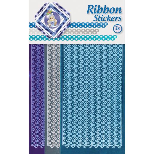 JEJE Peel Off Ribbon Stickers 3pcs - Zig Zag Stars 3.9887 | Buddly Crafts