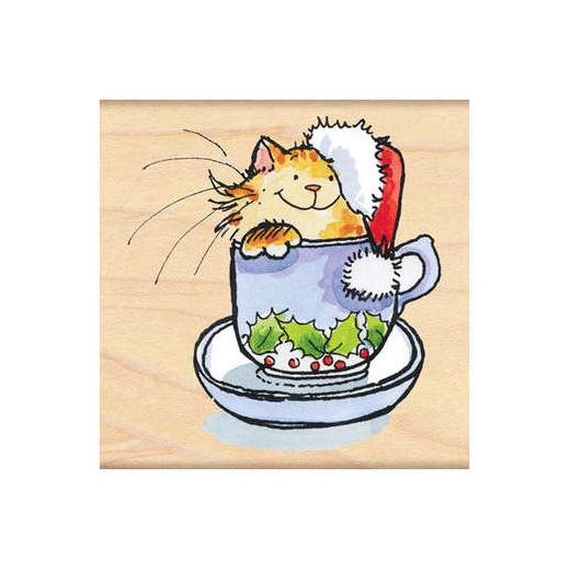 Penny Black Wood Mounted Rubber Stamp - An Eggnog 4005H | Buddly Crafts