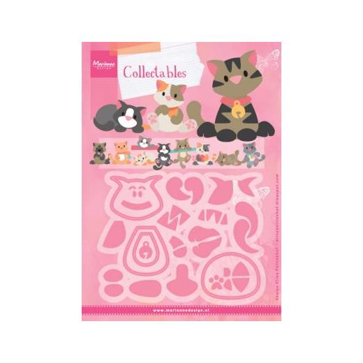 Marianne Design Collectables Cutting Dies - Eline's Kitten COL1454 ...