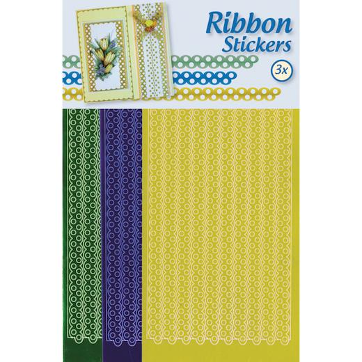 JEJE Peel Off Ribbon Stickers 3pcs - Zig Zag Polka Dots 3.9883 | Buddly ...