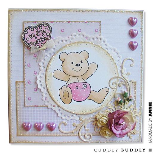 Eline's Digital Stamps – Two Teddy Bears | Buddly Crafts