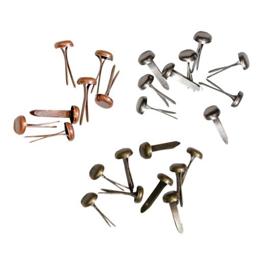 Tim Holtz Idea-ology Long Fasteners 99pcs | Buddly Crafts