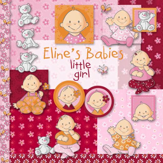 Eline's Digital ClipArt Set – Little Girl | Buddly Crafts