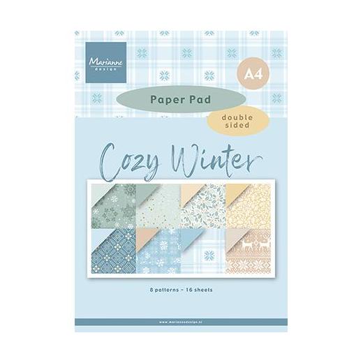 Marianne Design A4 Double Sided Papers 16pcs - Cozy Winter PK9212 ...