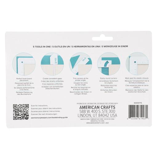 We R Memory Keepers Book Cover Guide Tool - Mint | Buddly Crafts