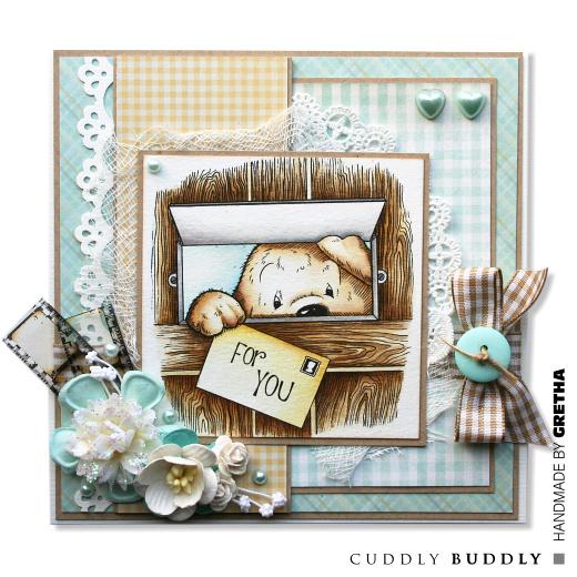 Pachela Studios Digital Stamp - Toby Tumble you Have Mail | Buddly Crafts
