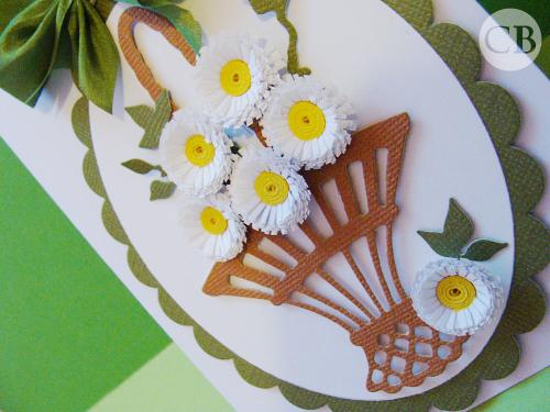 Quilled Daisies in Basket Card Making Tutorial | Buddly Crafts