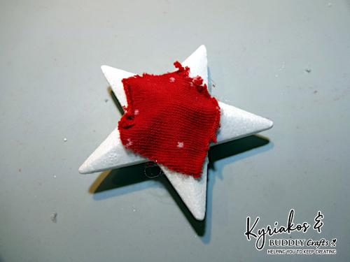 Fabric Covered Polystyrene Stars | Buddly Crafts