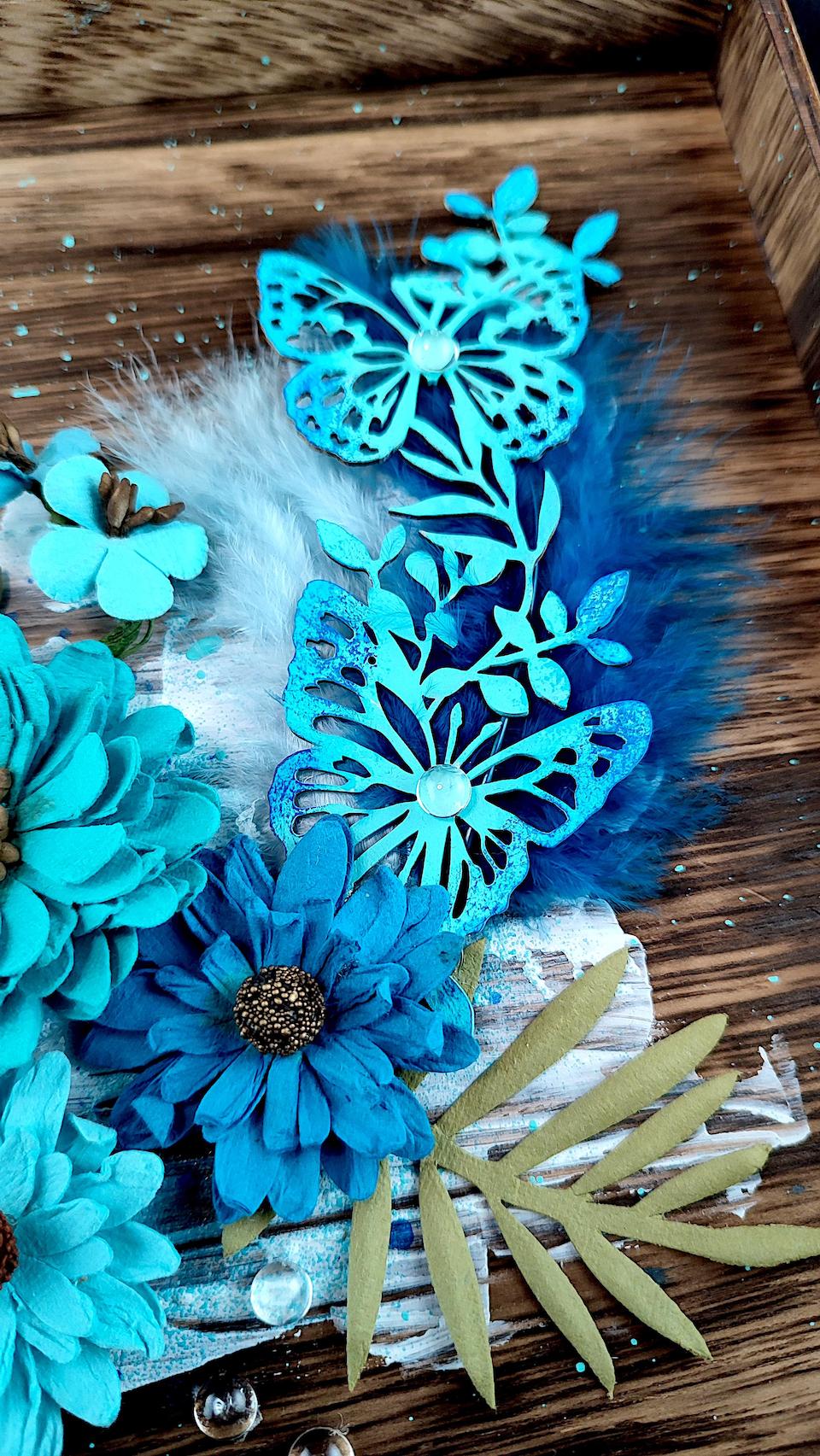 Floral Shadow Box | Buddly Crafts