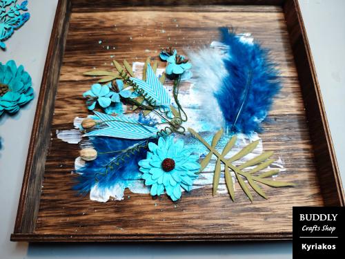 Floral Shadow Box | Buddly Crafts