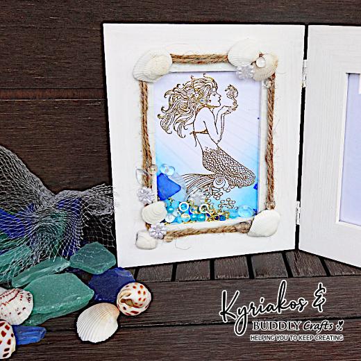 Mermaid Photo Frame | Buddly Crafts