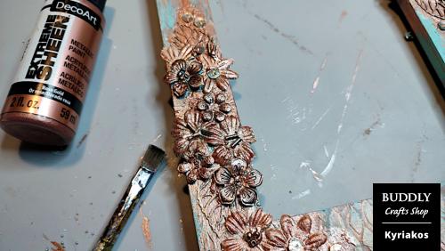 Floral Embellished Photo Frame | Buddly Crafts