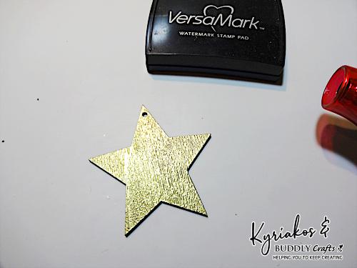 Gold Star Christmas Ornament | Buddly Crafts