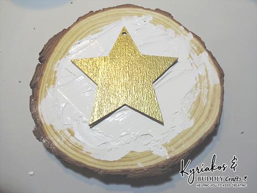 Gold Star Christmas Ornament | Buddly Crafts