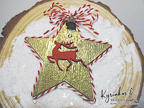 Gold Star Christmas Ornament | Buddly Crafts