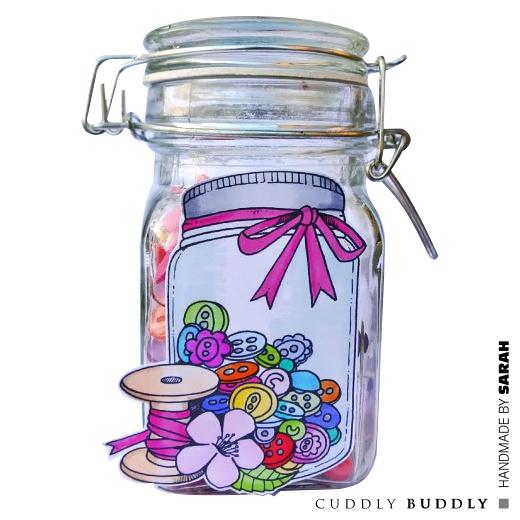 Button Jar | Buddly Crafts